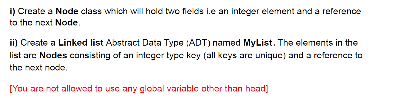 Solved Note: You are not allowed to use any kind of built | Chegg.com