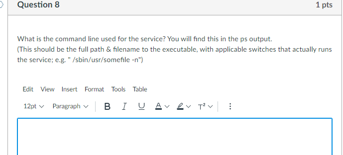 Solved This for using Centos 7. The command line is | Chegg.com