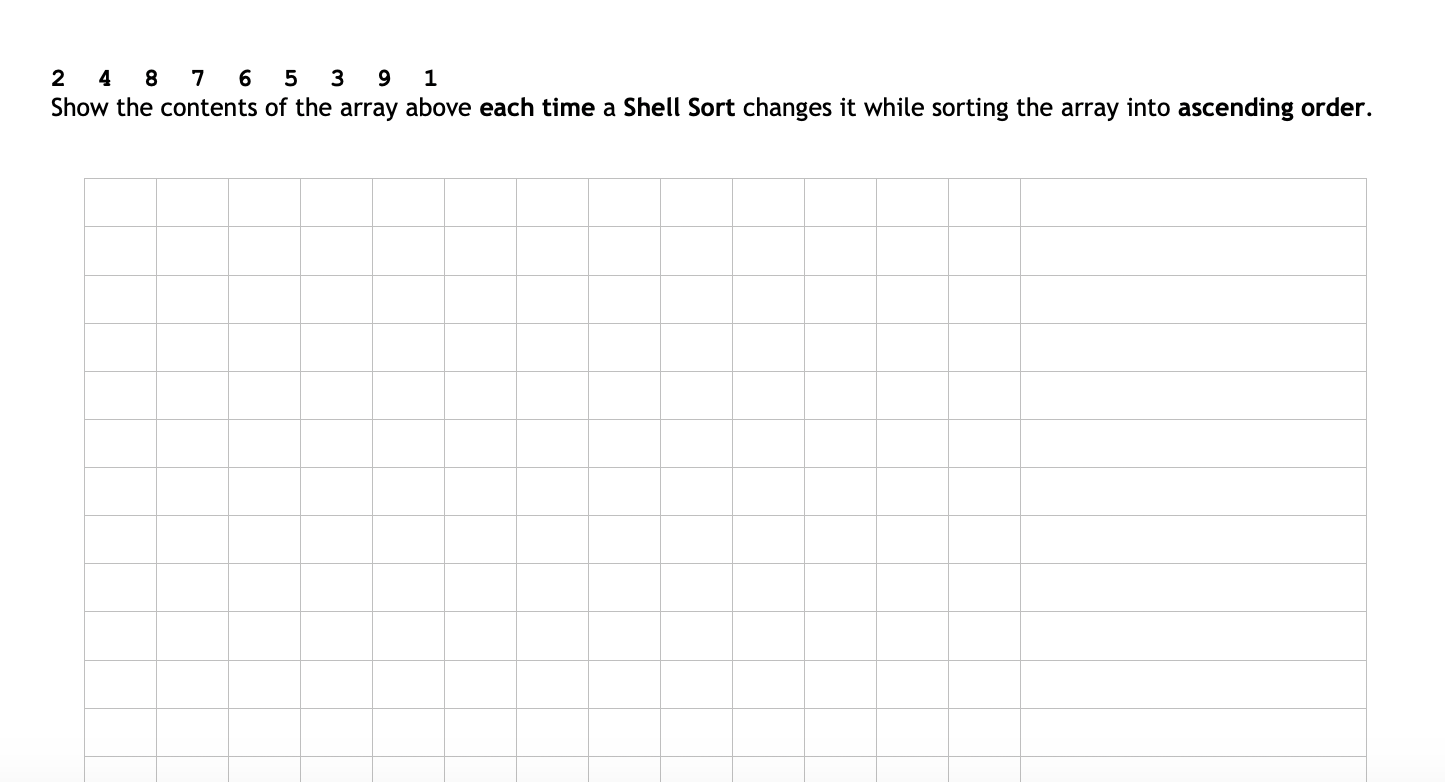 Solved \\( \\begin{array}{lllllllll}2 & 4 & 8 & 7 & 6 & 5 & | Chegg.com