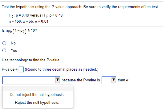 Solved Test the hypothesis using the P-value approach. Be | Chegg.com