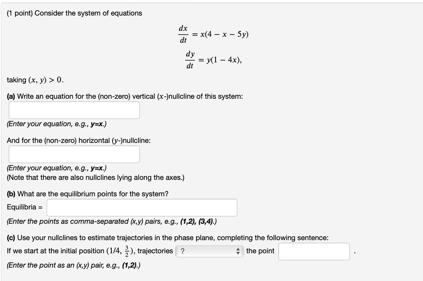 Solved Please show work and be clear! | Chegg.com