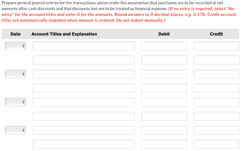 Solved Prepare general journal entries for the transactions | Chegg.com