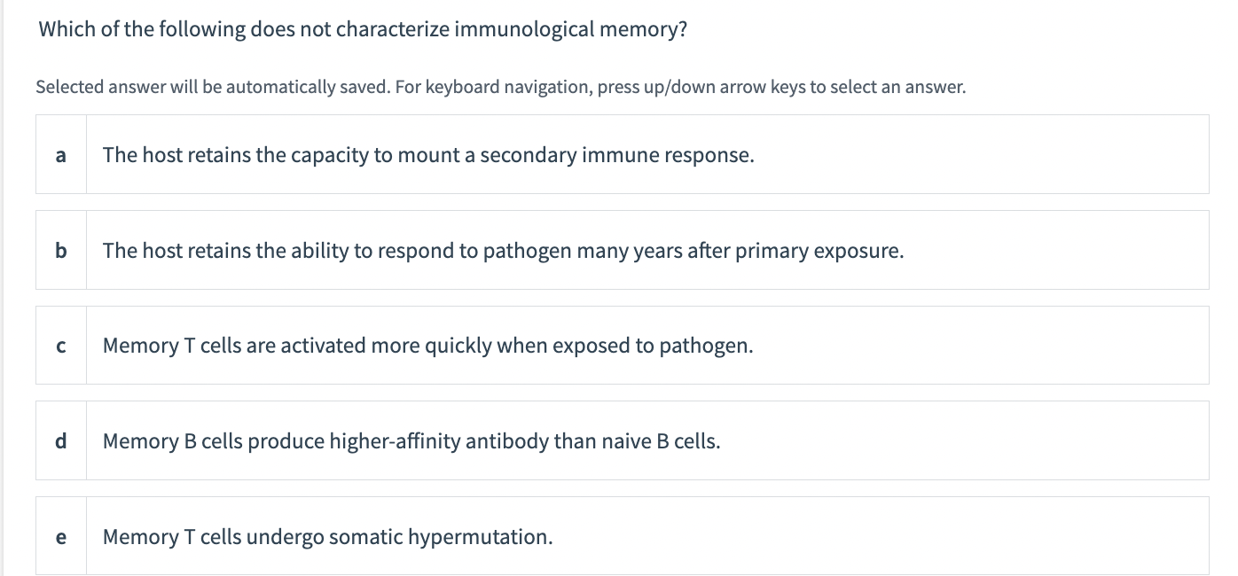 Solved Which of the following does not characterize | Chegg.com