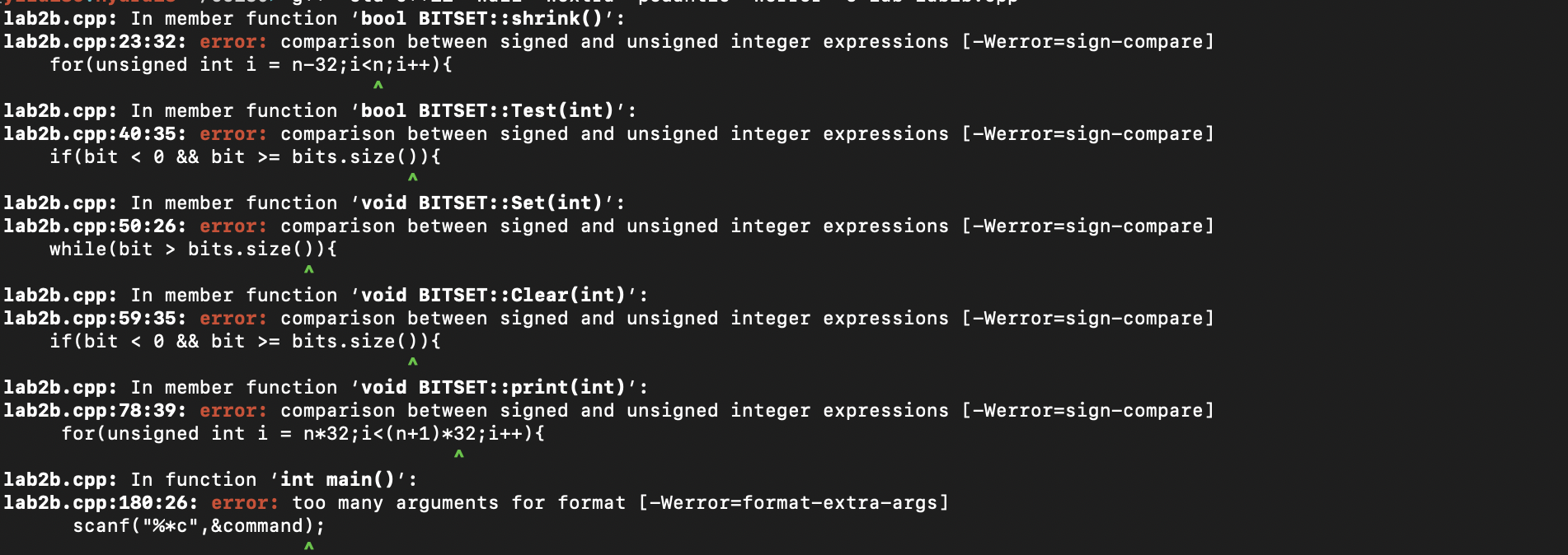 Solved Overview You Will Be Designing A Bitset Class This