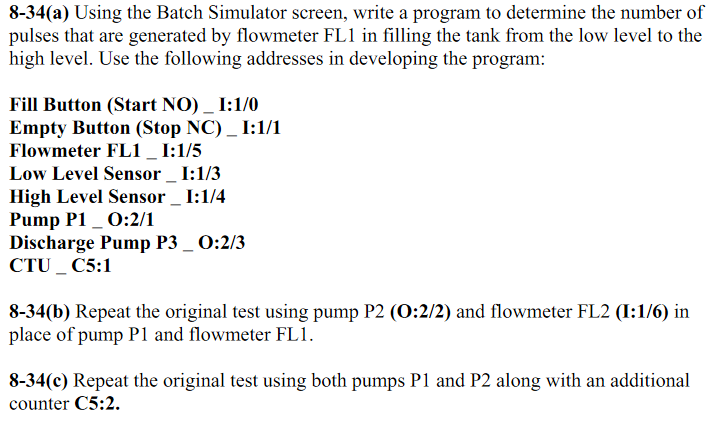 Solved I Need Help Doing This Problem Using The Logixpro 