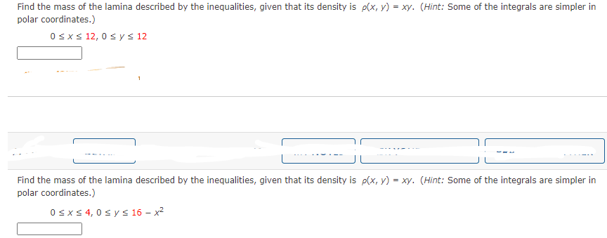 Solved Find the mass of the lamina described by the | Chegg.com