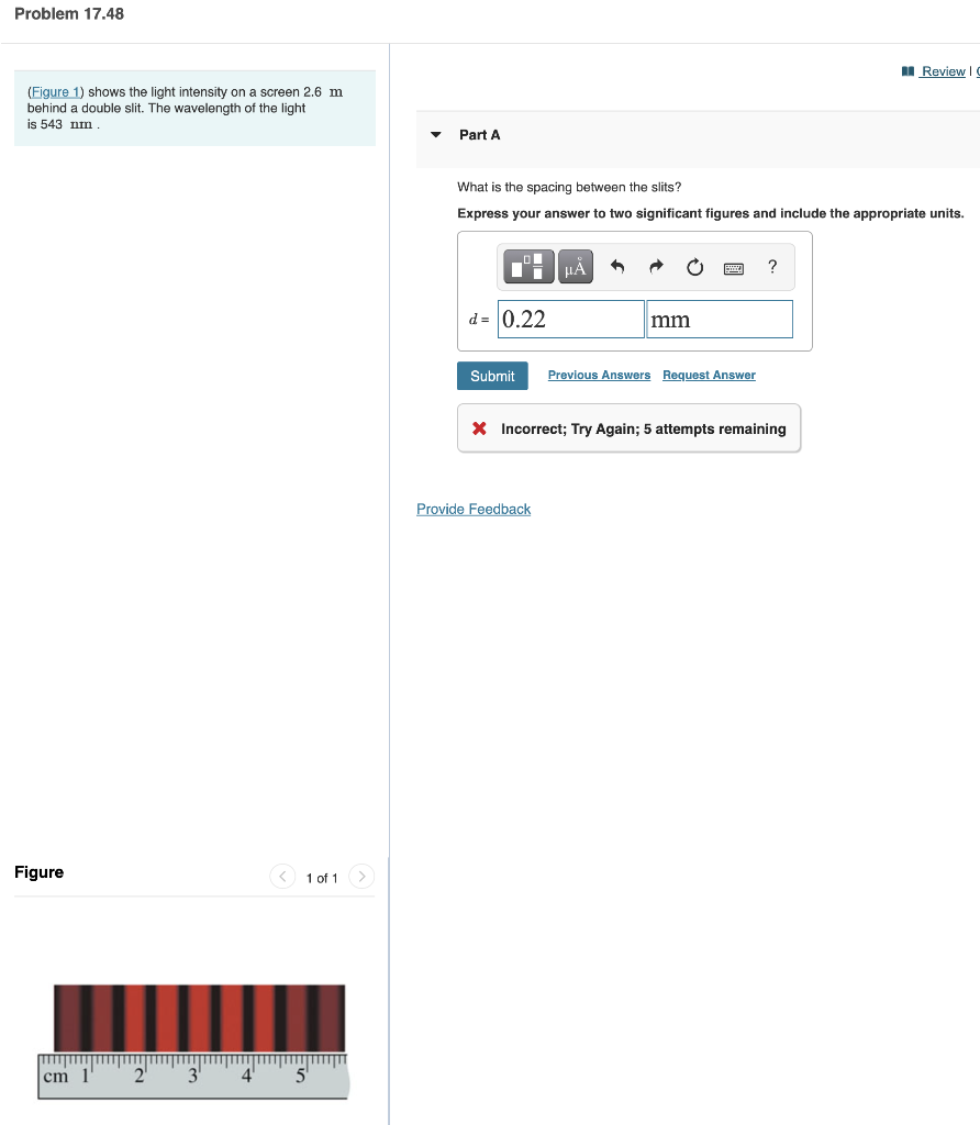 Solved Problem 17.48 I Review (Figure 1) shows the light | Chegg.com