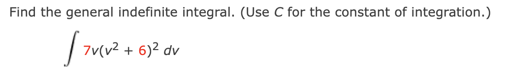 Solved Find the general indefinite integral. (Use \\( C \\) | Chegg.com