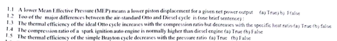 Solved 1.1 A lower Mean L flective Pressure (MI P) means a | Chegg.com