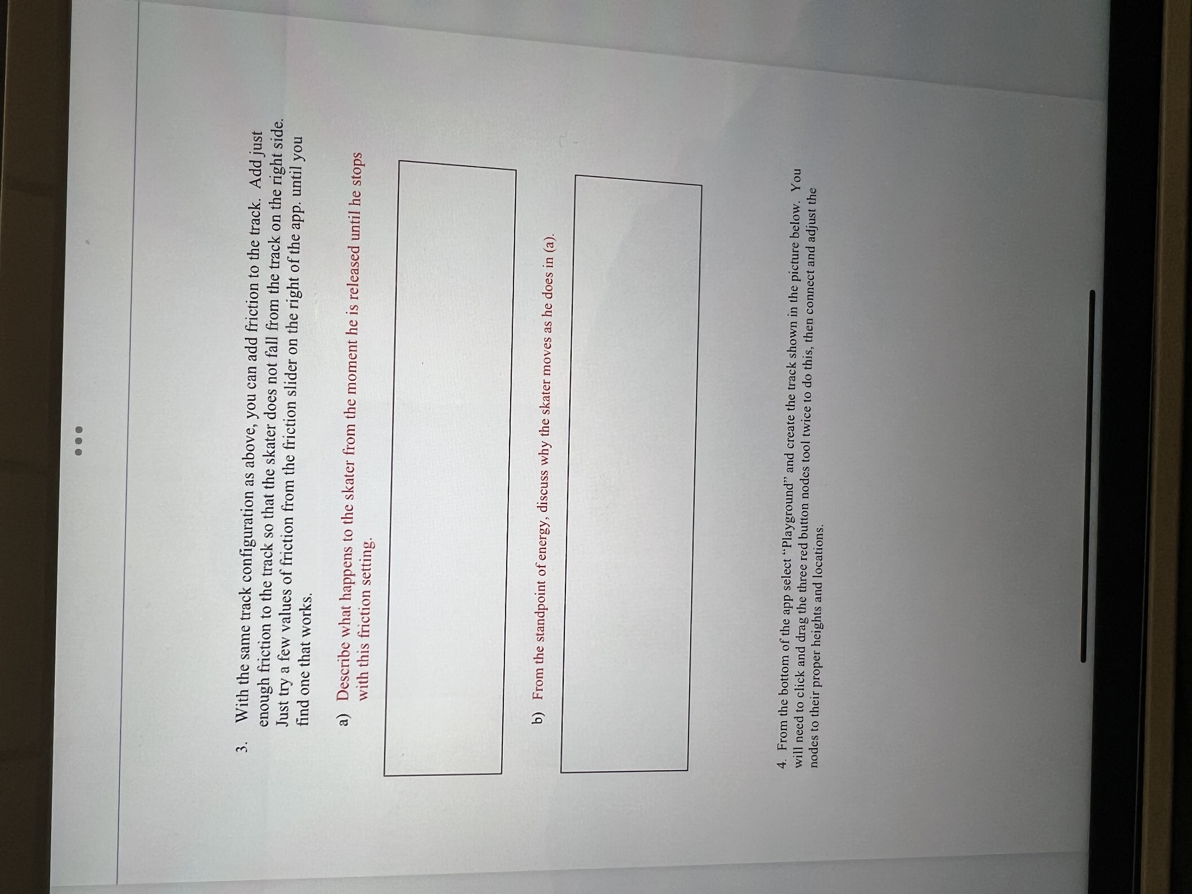 Solved Please do question 3 part B: From and Energy | Chegg.com