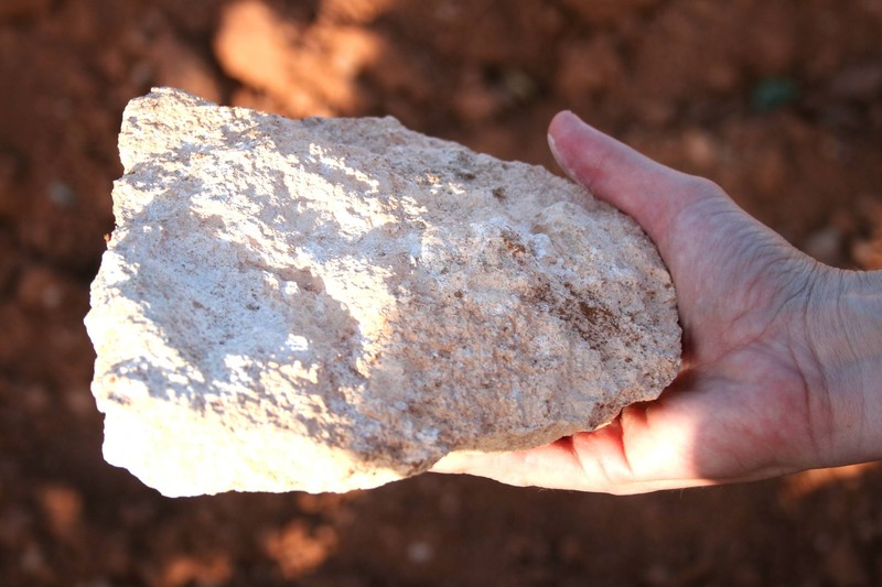 Solved 5. Examine the specimen of granite saprolite in | Chegg.com