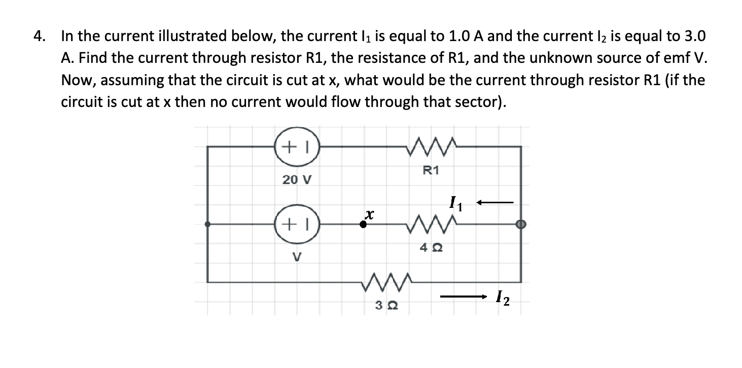 Solved In the current illustrated below, the current I1 is | Chegg.com