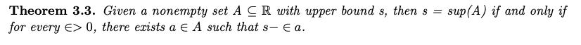 Solved Prove: Given a nonempty set AsubeR with upper bound | Chegg.com