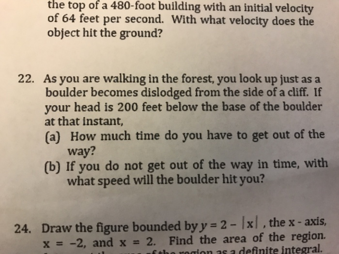 Solved of 480-foot the top of 64 feet per second. With what | Chegg.com