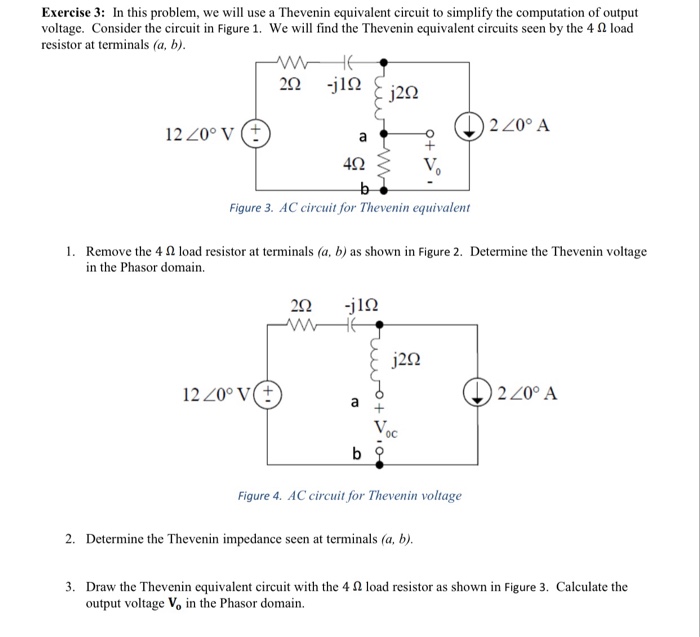 Solved Exercise 3: In this problem, we will use a Thevenin | Chegg.com