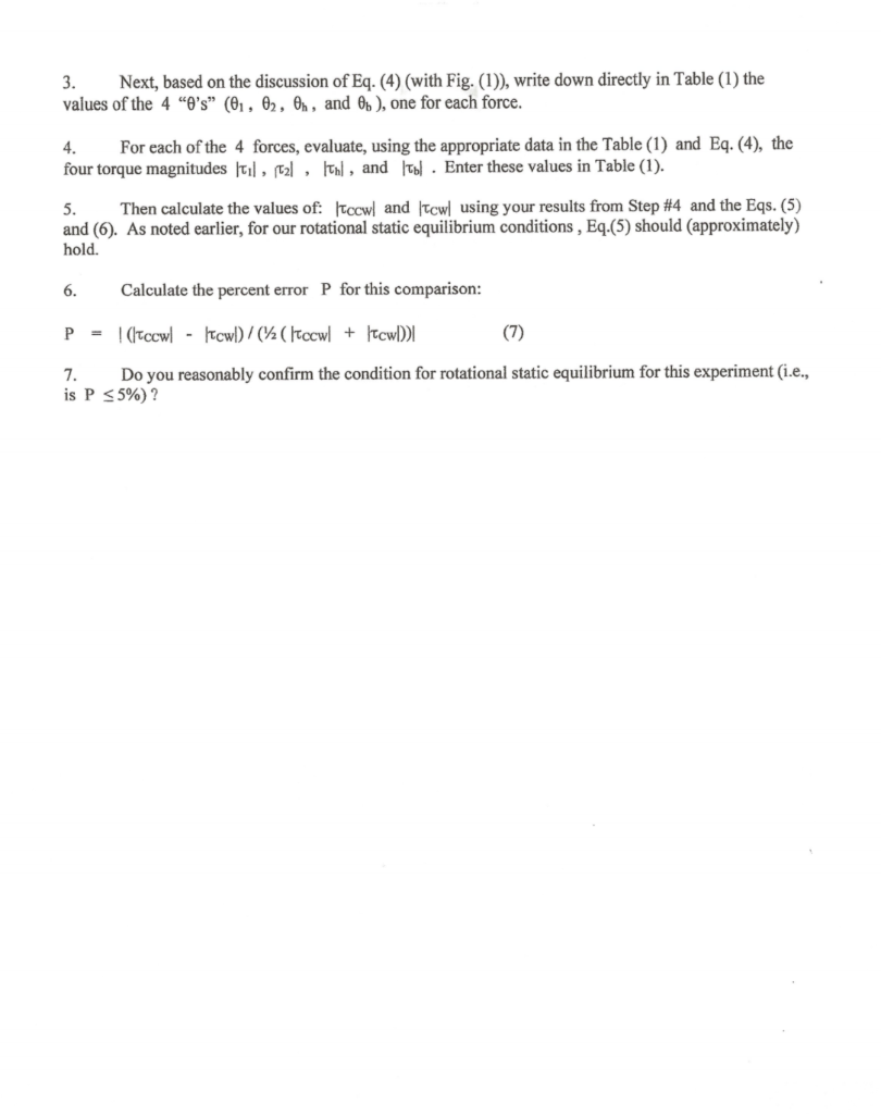 Solved LAB #8: TORQUE AND STATIC EQUILIBRIUM OF AN EXTENDED | Chegg.com