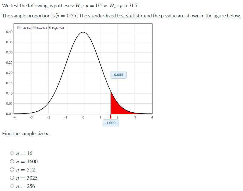 Solved We test the following hypotheses: H0:p=0.5 vs | Chegg.com