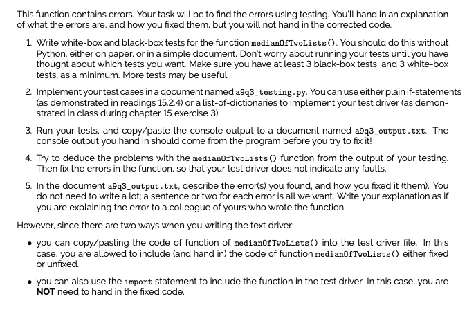 Solved Question 3 (9 points): Purpose: More practice writing | Chegg.com