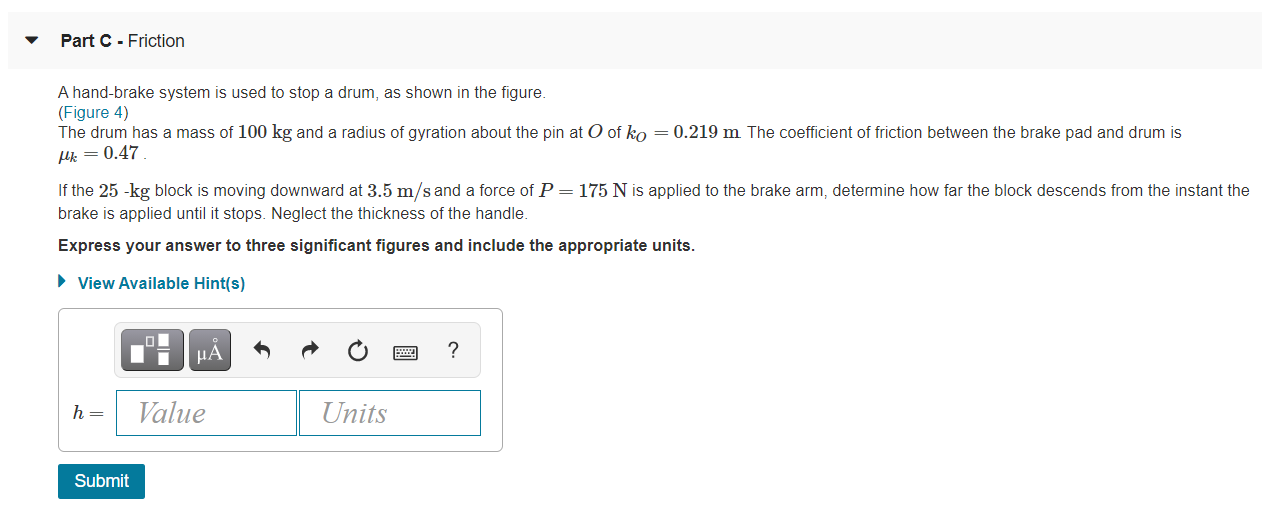 Solved Review Learning Goal: To use the Principle of Work | Chegg.com