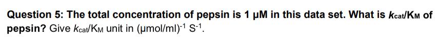 Solved v (umol Point# [S]uM ml-'s-1) 1/[s] 1/v ΡΟ 5000 472 | Chegg.com