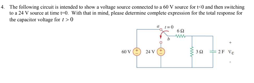 Solved The following circuit is intended to show a voltage | Chegg.com