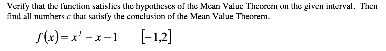 Solved Verify that the function satisfies the hypotheses of | Chegg.com