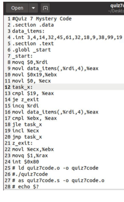 Modify the code above to count the numbers less than | Chegg.com