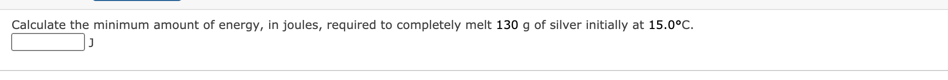 Solved Calculate the minimum amount of energy, in joules, | Chegg.com