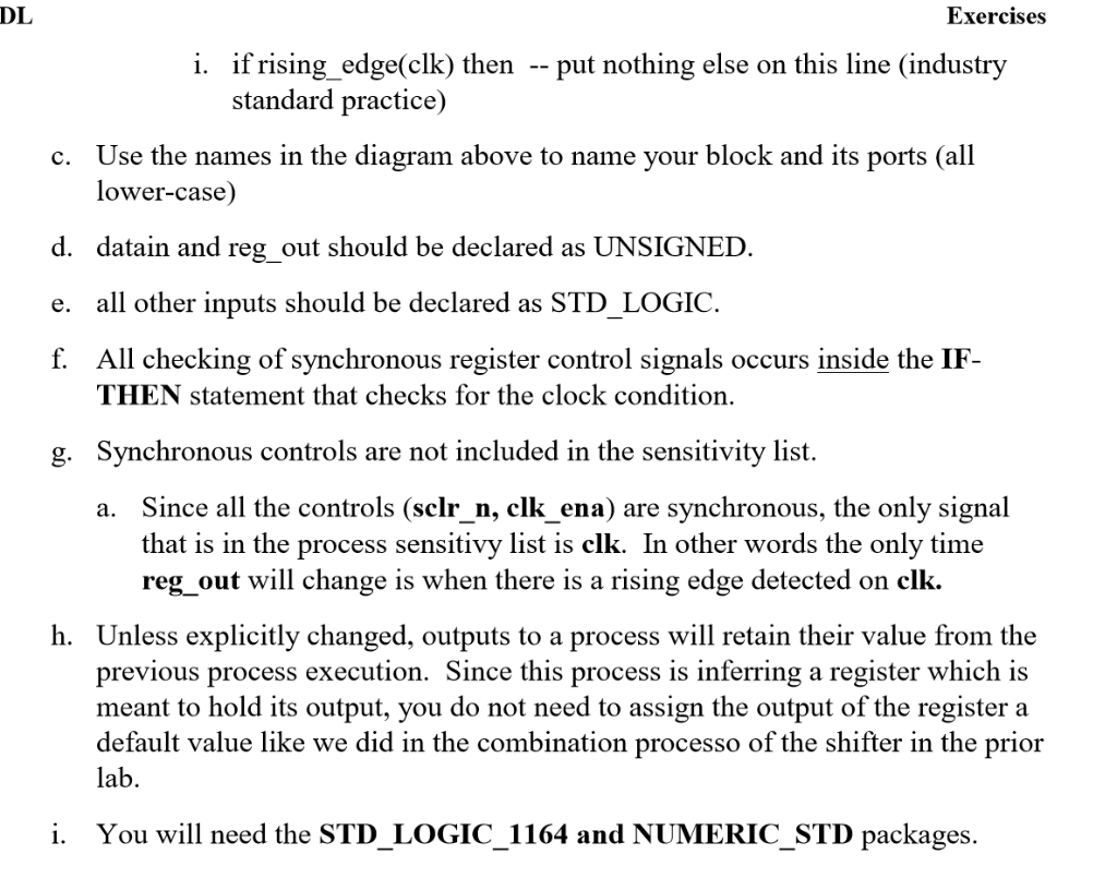 Solved Write the code for a 16-bit register with synchronous | Chegg.com