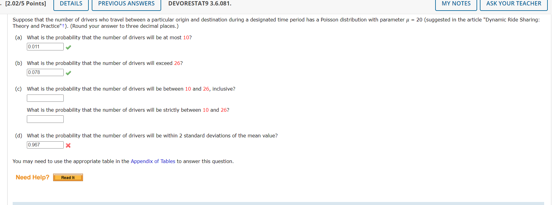 Solved Theory and Practice" + ). (Round your answer to three | Chegg.com