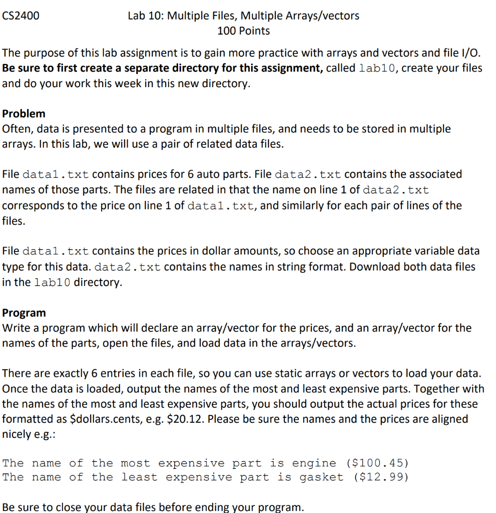Solved data1.txt 12.50 22.50 3500.00 90.00 30.00 30.00 | Chegg.com