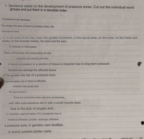 Solved 1. Sentence salad on the development of pressure | Chegg.com