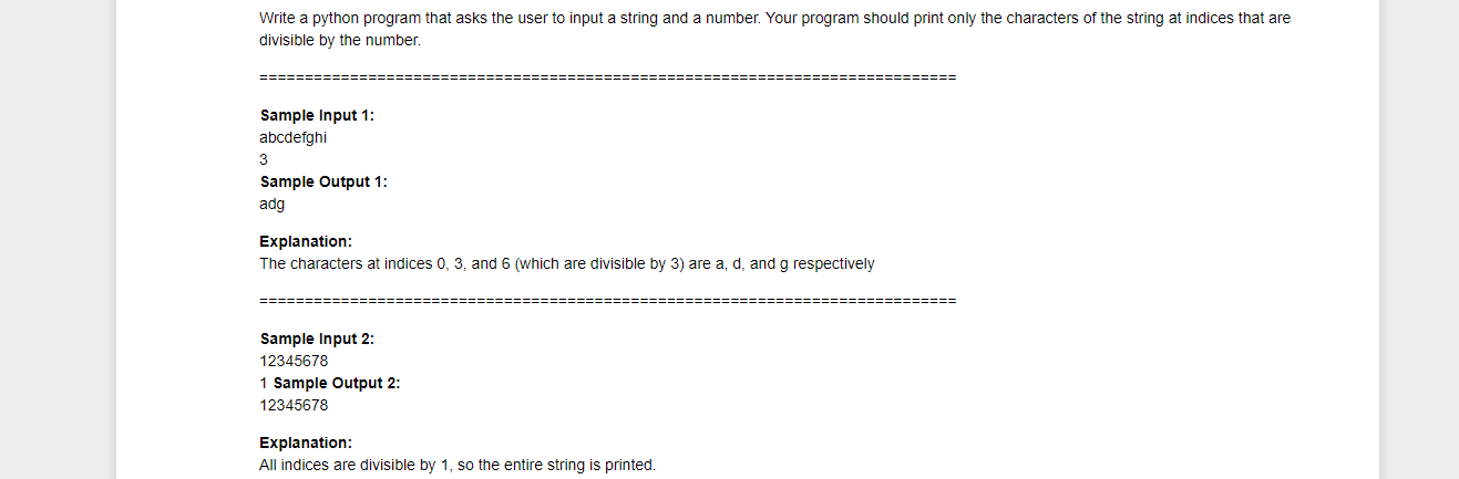 Solved Write a python program that asks the user to input a | Chegg.com
