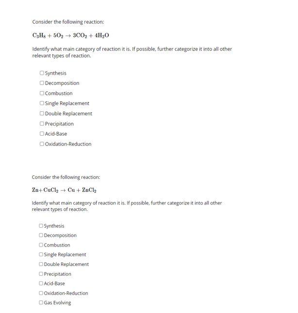 Solved Consider the following | Chegg.com