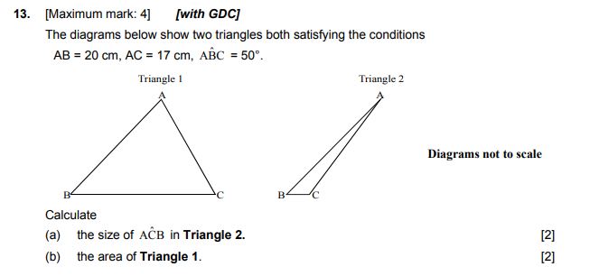 Solved [Maximum mark: 4] [with GDC]The diagrams below show | Chegg.com