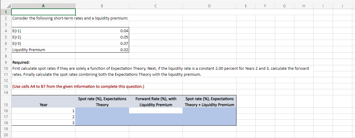 Required: First calculate spot rates if they are | Chegg.com