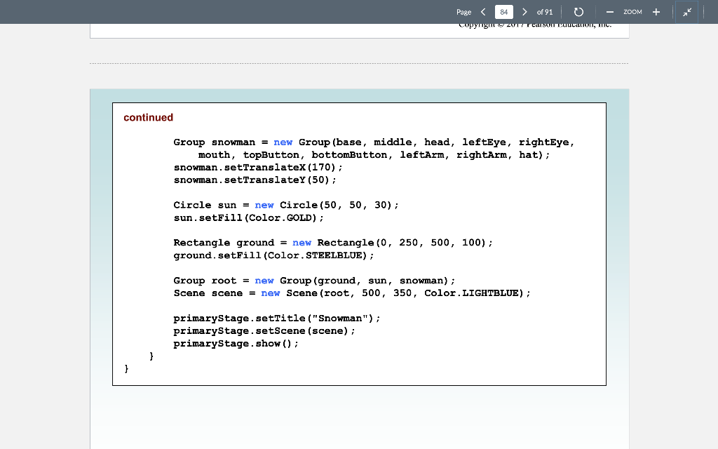 Using Eclipse, run the Snowman project presented | Chegg.com