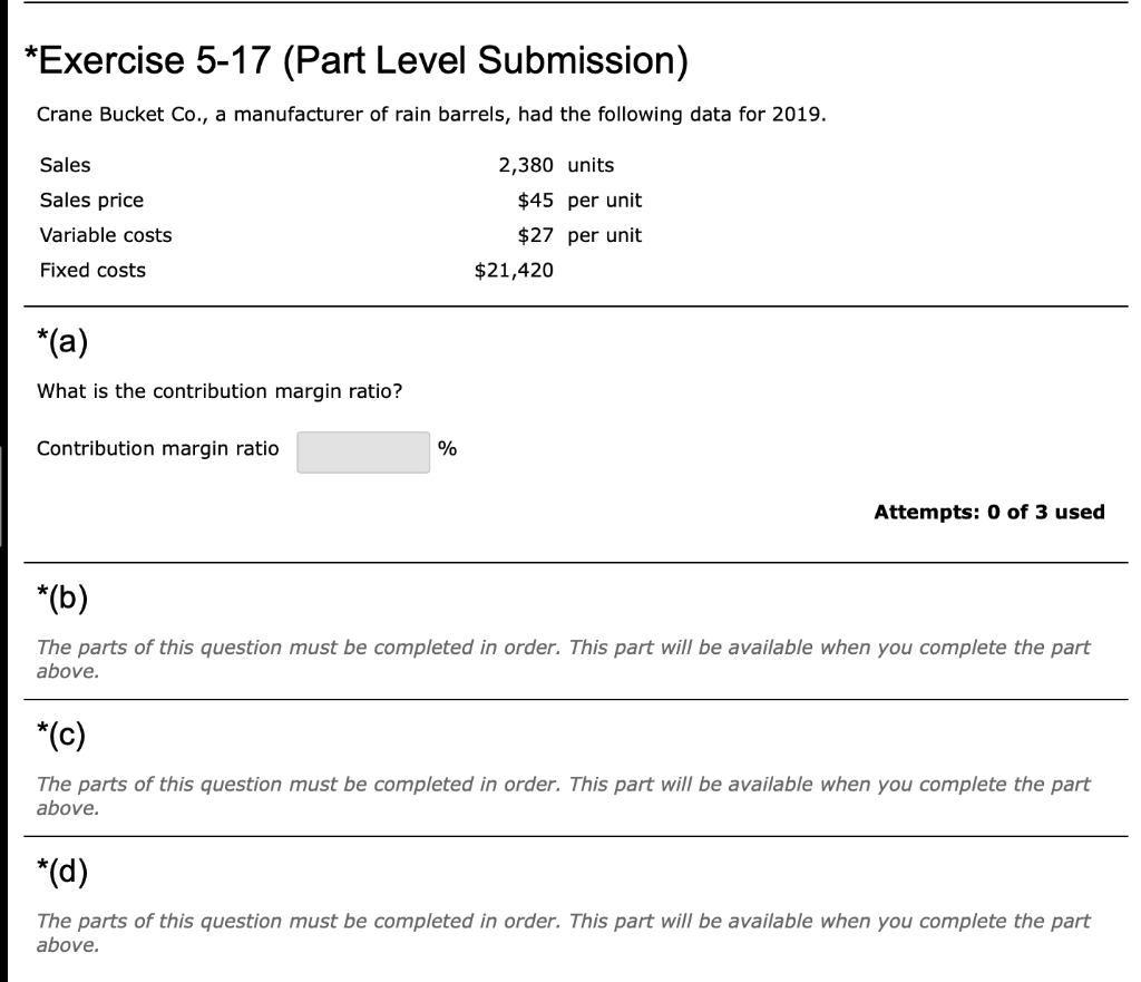 Solved *Exercise 5-17 (Part Level Submission) Crane Bucket | Chegg.com