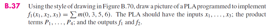 Solved B.37 Using the style of drawing in Figure B.70, draw | Chegg.com