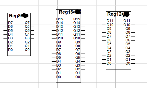 Solved Please use the above registers when drawing | Chegg.com