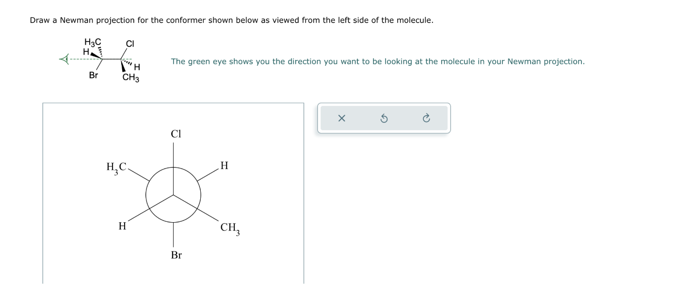 Solved Question 17: Draw a Newman projection for the | Chegg.com