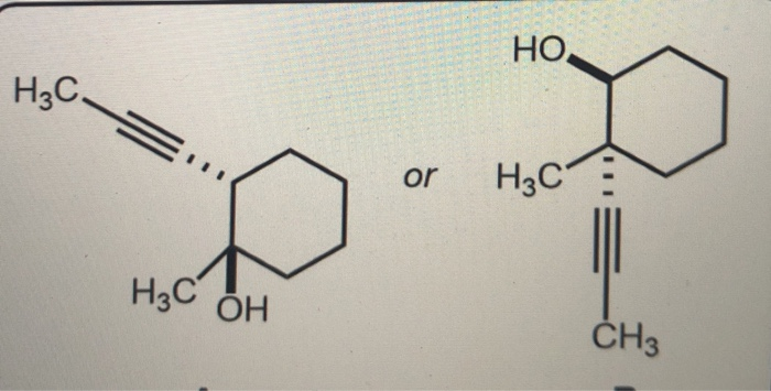 Solved HOO H3C or H.С 3 H3C -OH ёнз | Chegg.com
