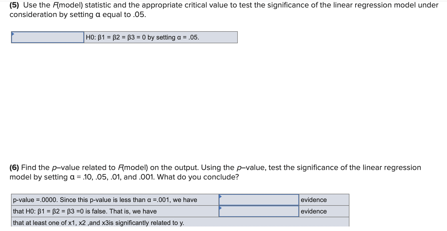 Solved We Give Jmp Output Of Regression Analysis Above 