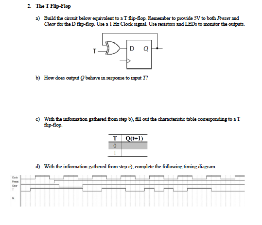 Solved Please use only (2-Input XOR (7486), D flip-flop | Chegg.com