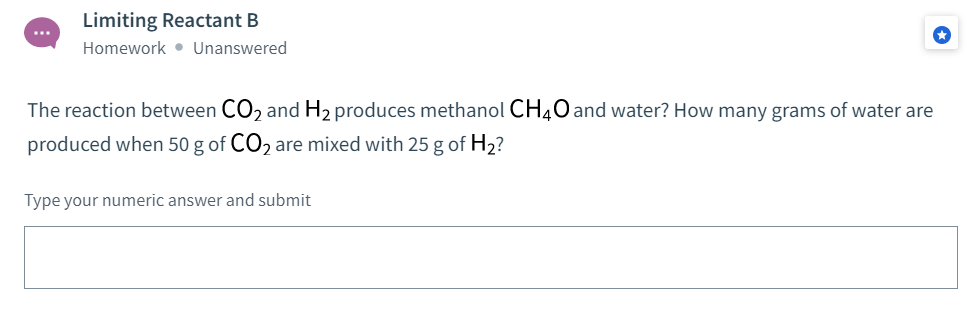 Solved Mass to Moles Homework Answered How many moles of | Chegg.com