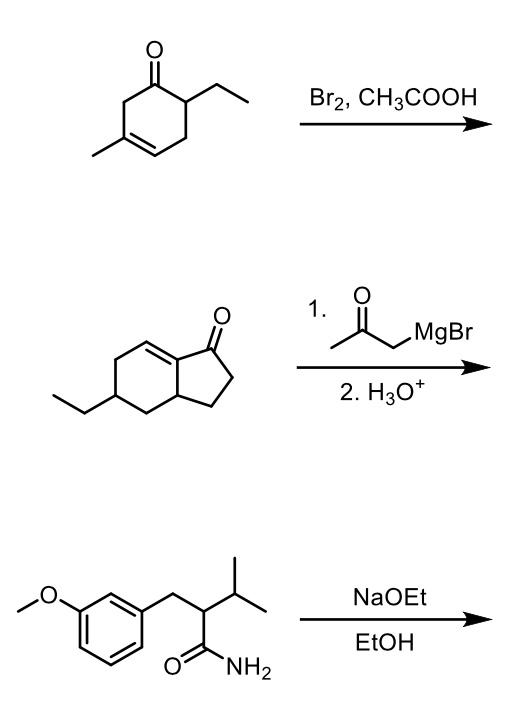 Solved Br2, CH3COOH 1. MgBr میم ما 2. H307 NaOEt EtOH NH2 | Chegg.com
