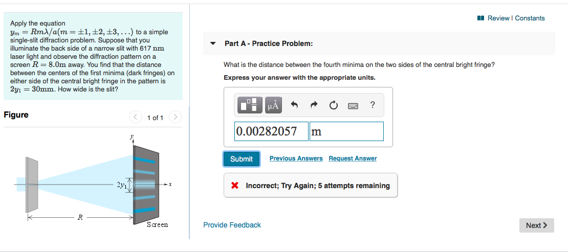 Solved Review Constants Part A - Practice Problem: Apply the | Chegg.com