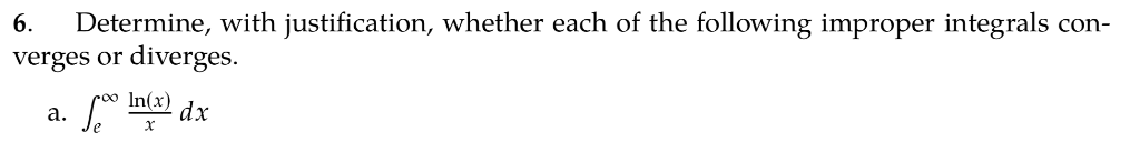 Solved 6. Determine, with justification, whether each of the | Chegg.com