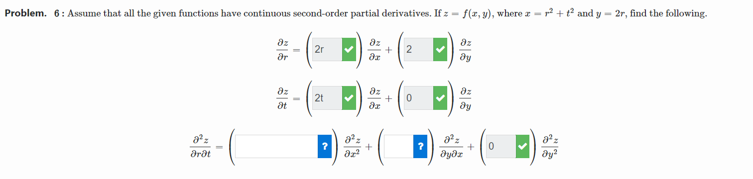 Solved Problem. 6: Assume that all the given functions have | Chegg.com