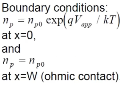 Solved For this equation of the 'neutral p-region' , | Chegg.com